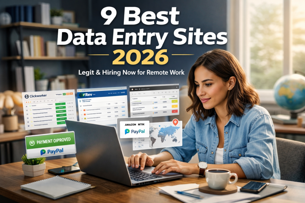 9 Best Data Entry Sites That Are Actually Hiring Now (2026 Legit Update)